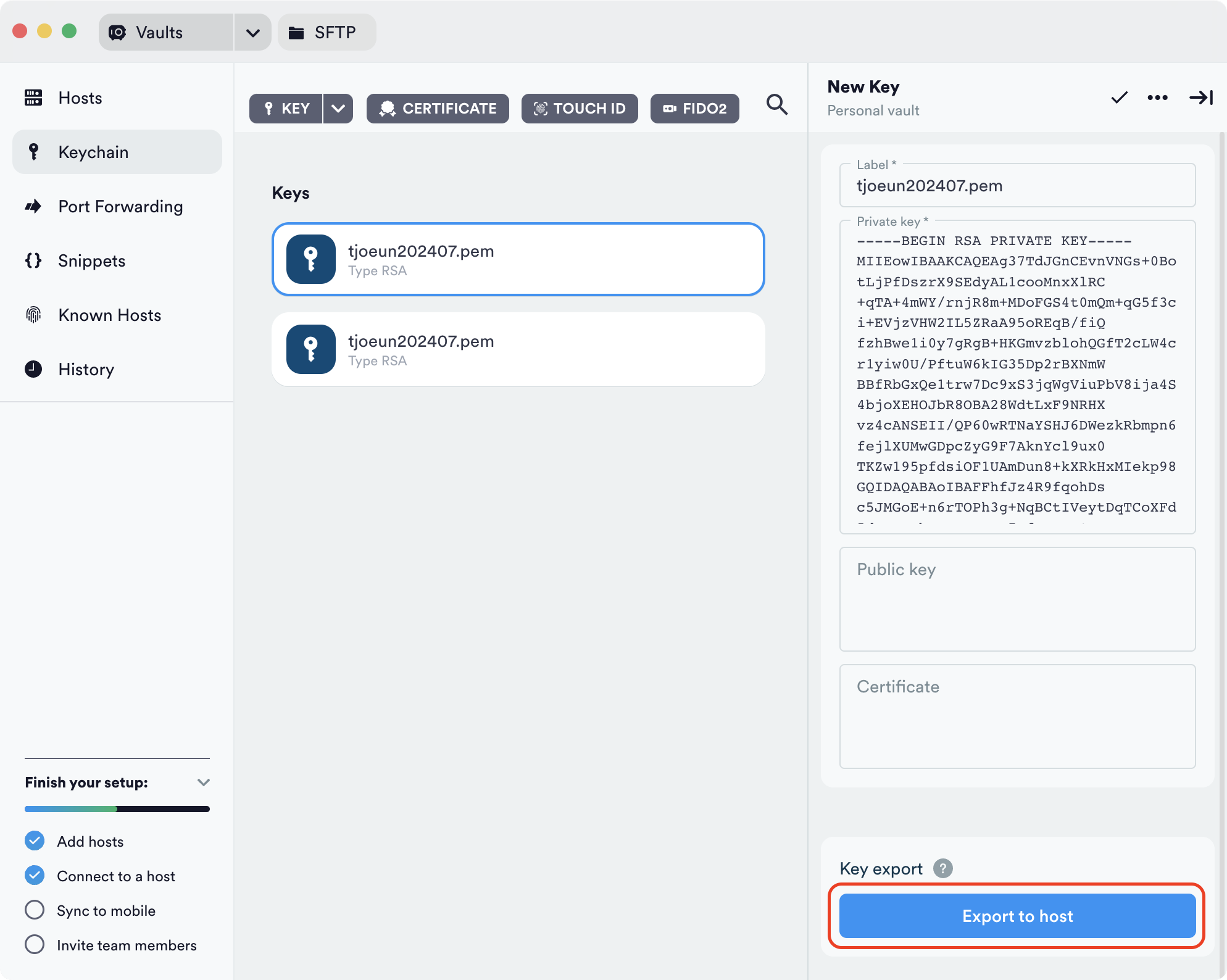 [AWS] MacOS에서 Termius와 FileZilla 사용하기