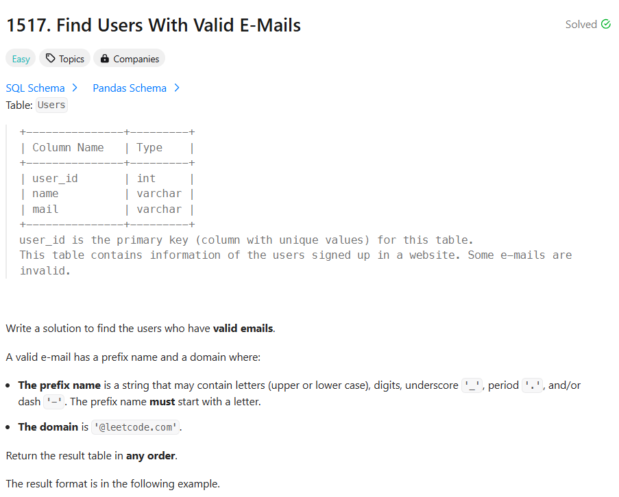 1517. Find Users With Valid E-Mails