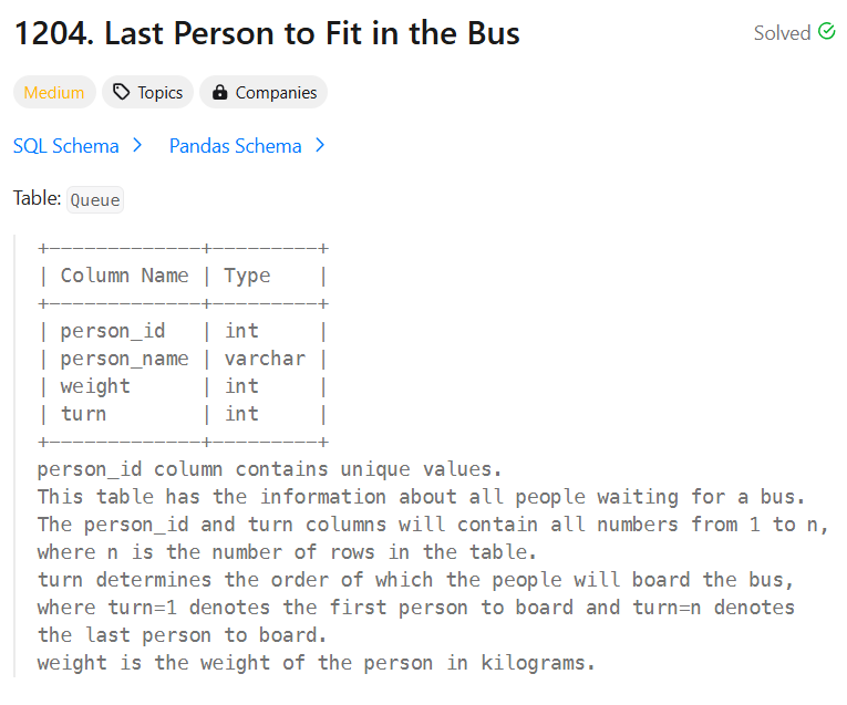 1204. Last Person to Fit in the Bus