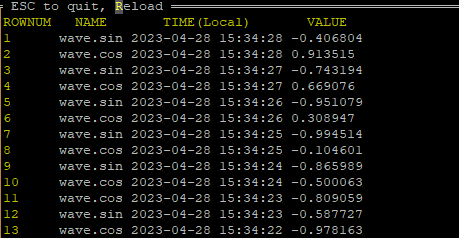 Machbase NEO : 2. 테이블 생성 & 데이터 입력