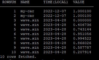 Machbase NEO : 3. 명령어 정리