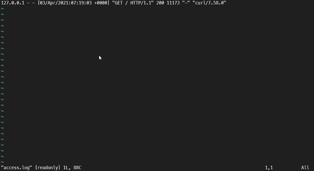 Linux Upskill 3. vim, apache, grep