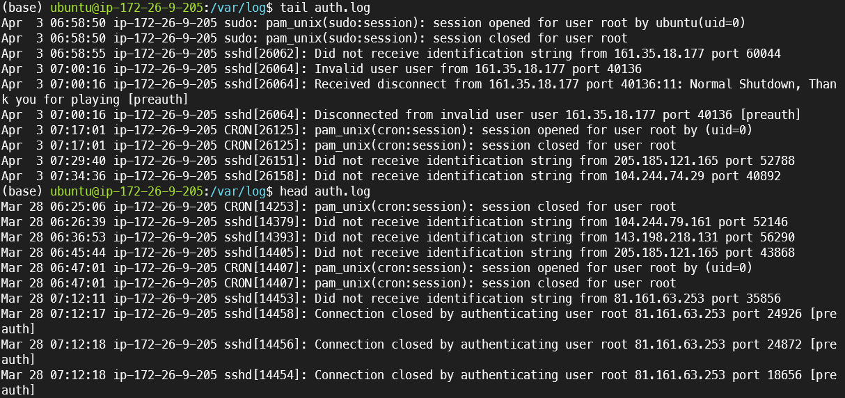 Linux Upskill 3. vim, apache, grep
