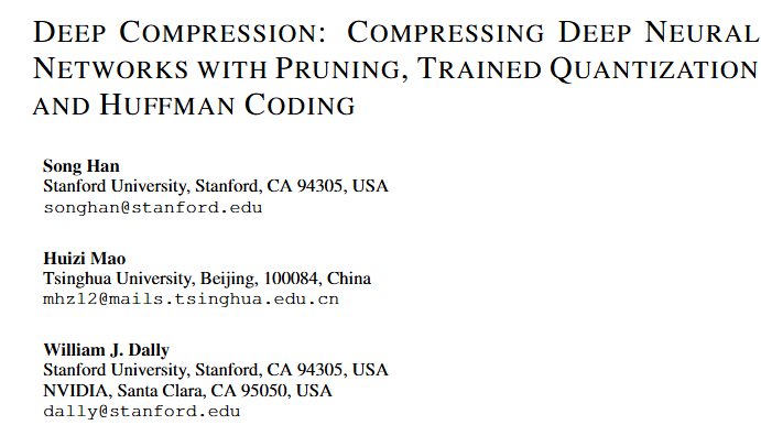 [논문리뷰]Deep Compression: Compressing Deep Neural Networks with Pruning, Trained Quantization and ...