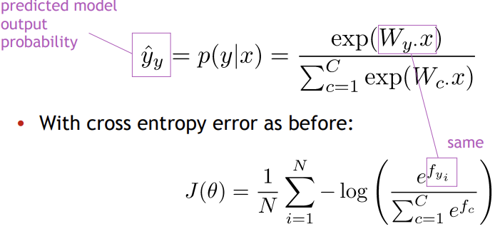 [CS224N] Lecture3: Word Window Classification, Neural Networks, and Matrix Calculus