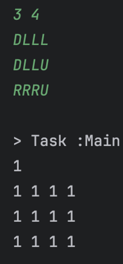 [BOJ 16724] 피리 부는 사나이, Java
