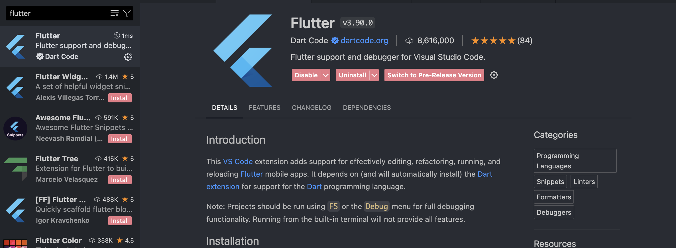 macOS Flutter Vscode 세팅