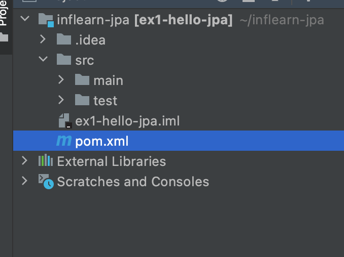 JPA기본 - H2 데이터베이스와 JPA 프로젝트 생성(Maven)