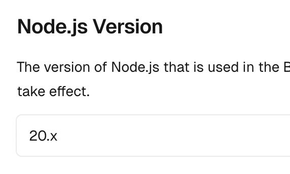 [Vercel] DOMException is not defined