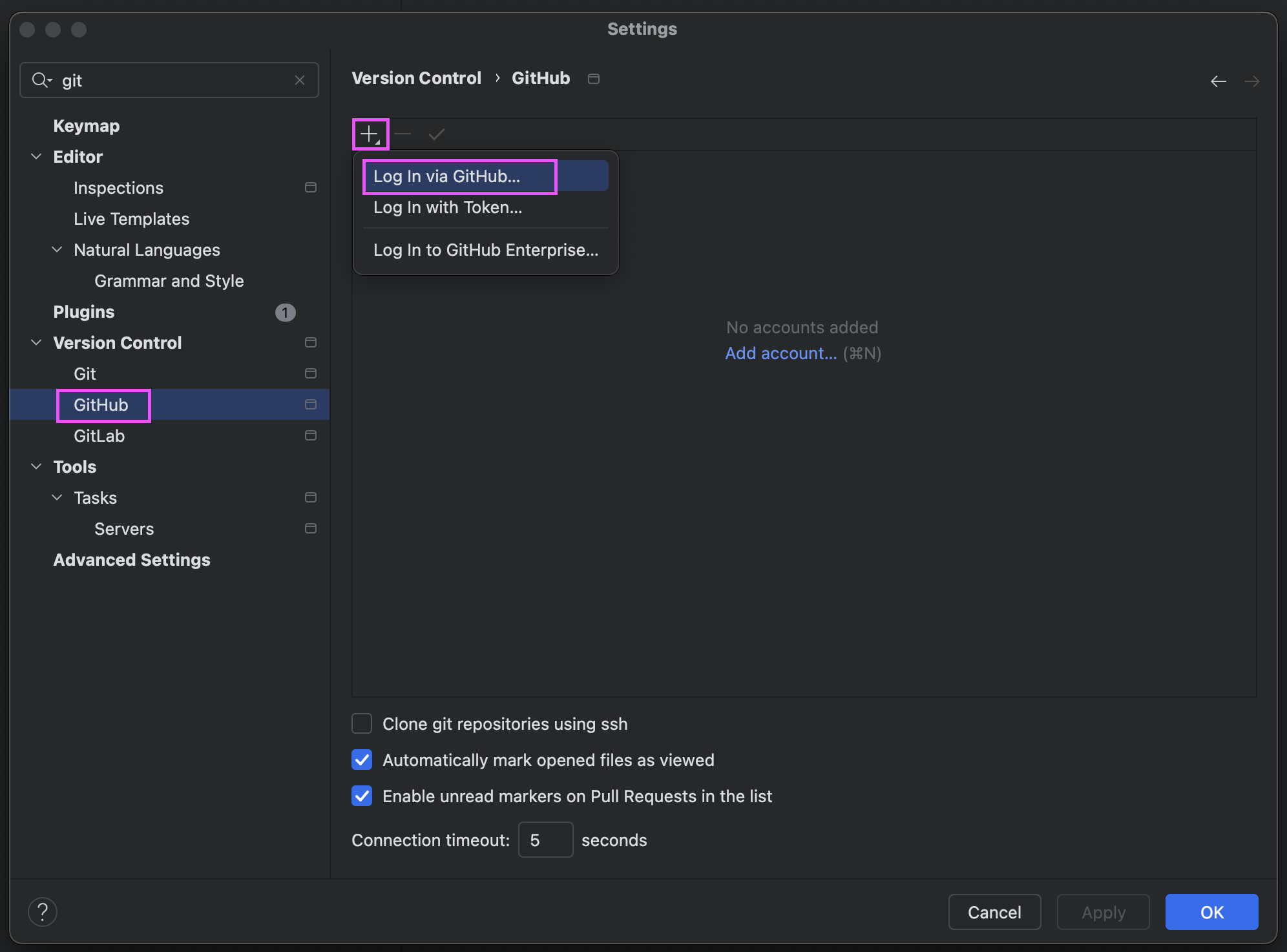 IntelliJ IDEA에서 GitHub와 연동하기