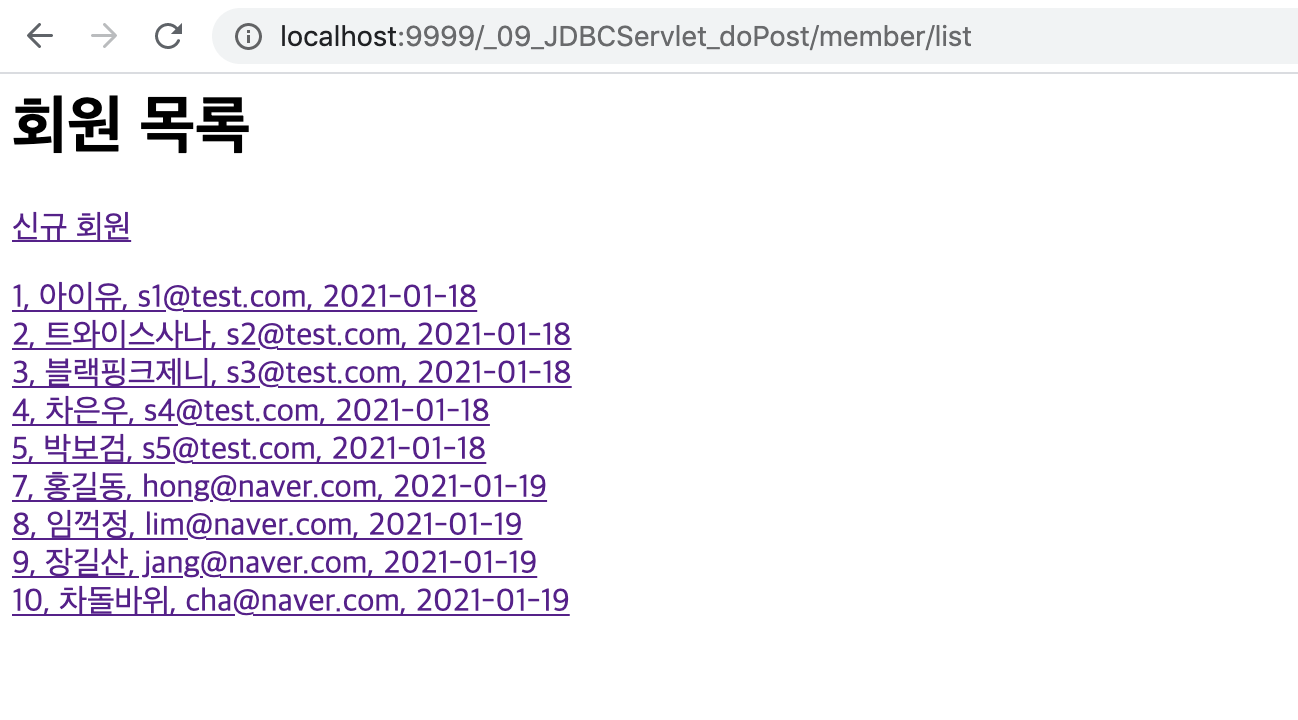 JDBC Servlet & Http Servlet