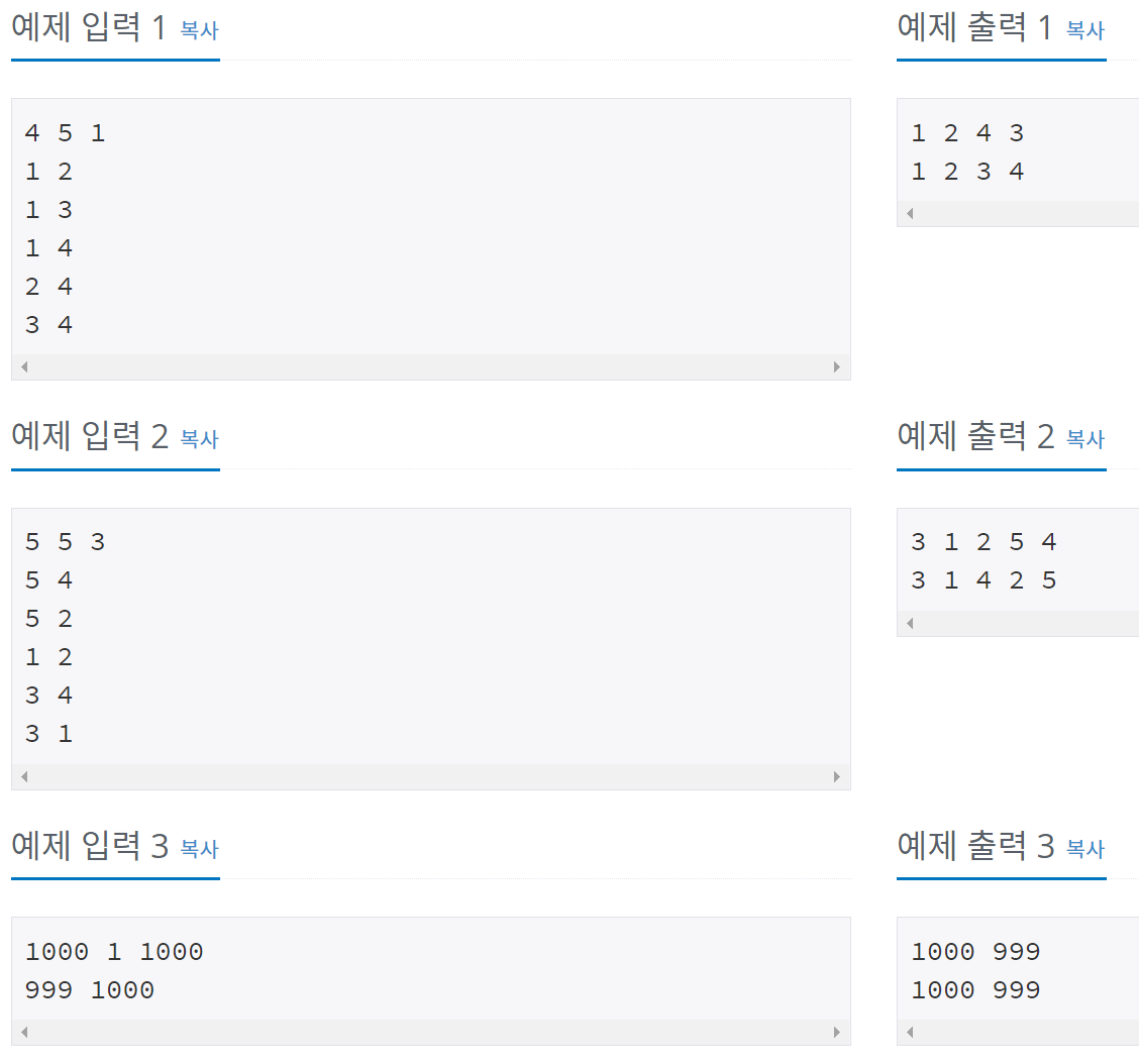 [백준] BOJ_1260 DFS와 BFS JAVA