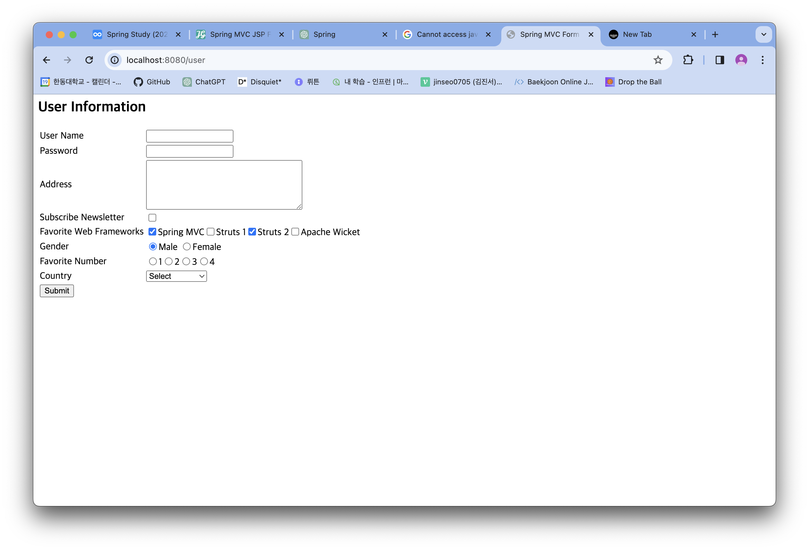 Spring MVC Form Tags - Maven Spring MVC Form Tags - Maven