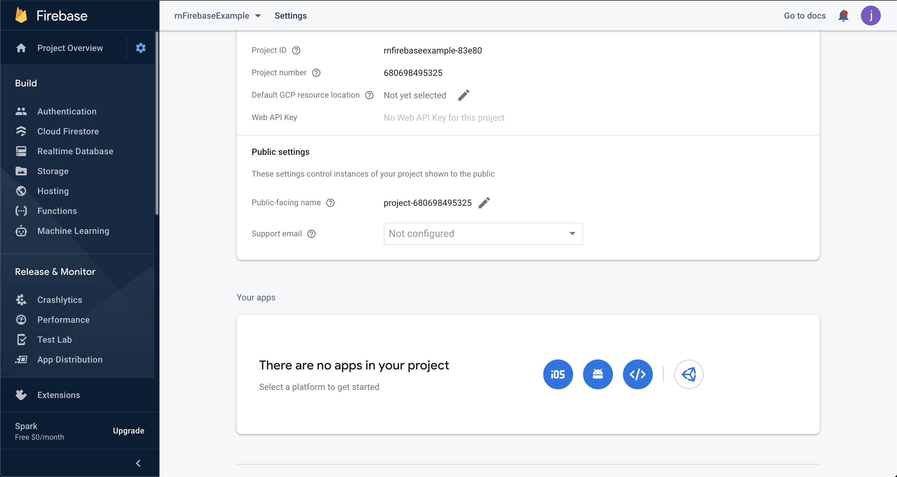 react-native-firebase 라이브러리 연동