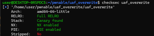 [드림핵 시스템 해킹] Wargame : uaf_overwrite