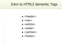 Semantic Tag과 Semantic WEB