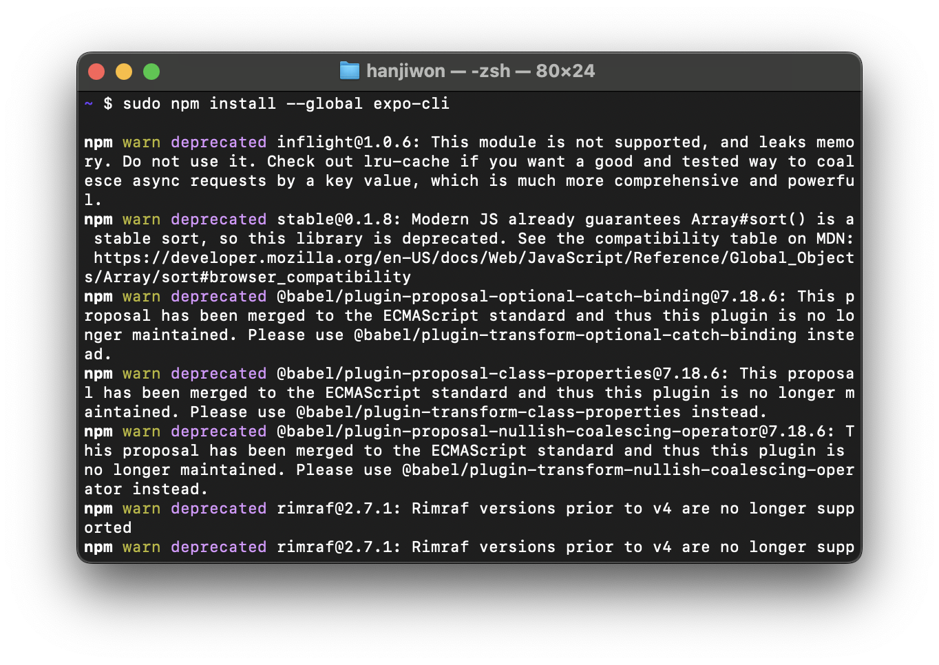 [MAC] React-Native 설치