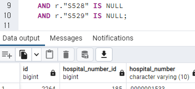 [postgresql] column does not exists