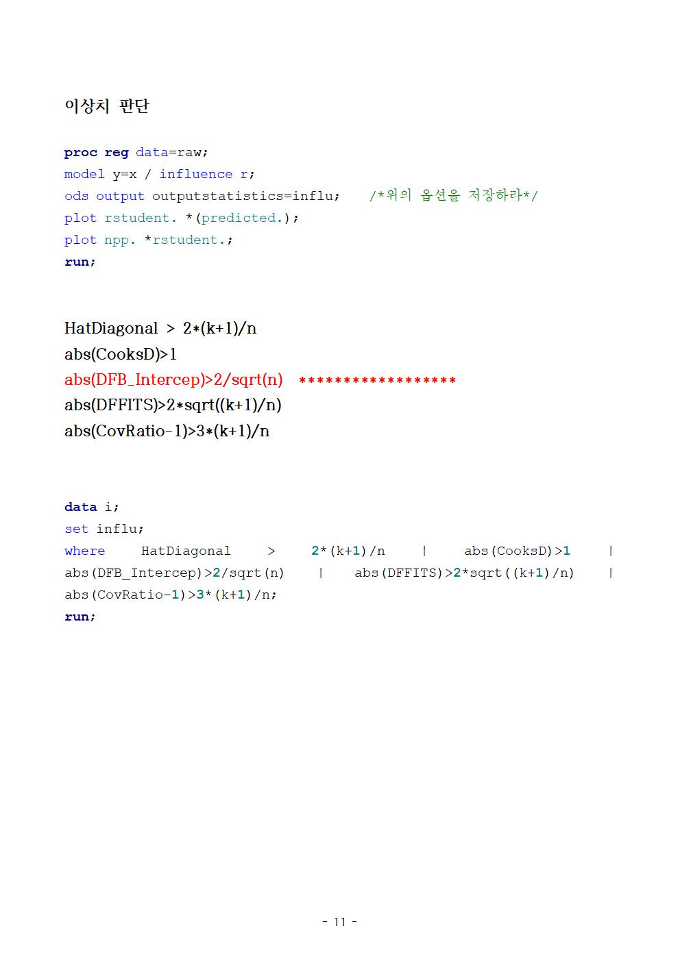 SAS_codes_Regression
