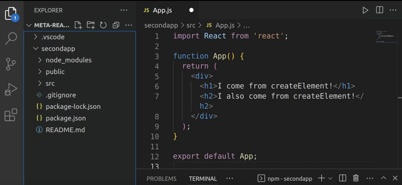 Coursera - Meta React: 1st week