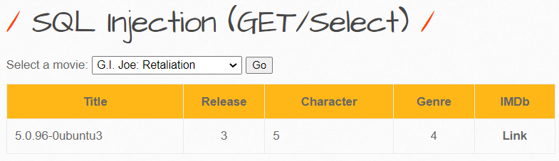 SQL Injection_Union based-2 #BWAPP