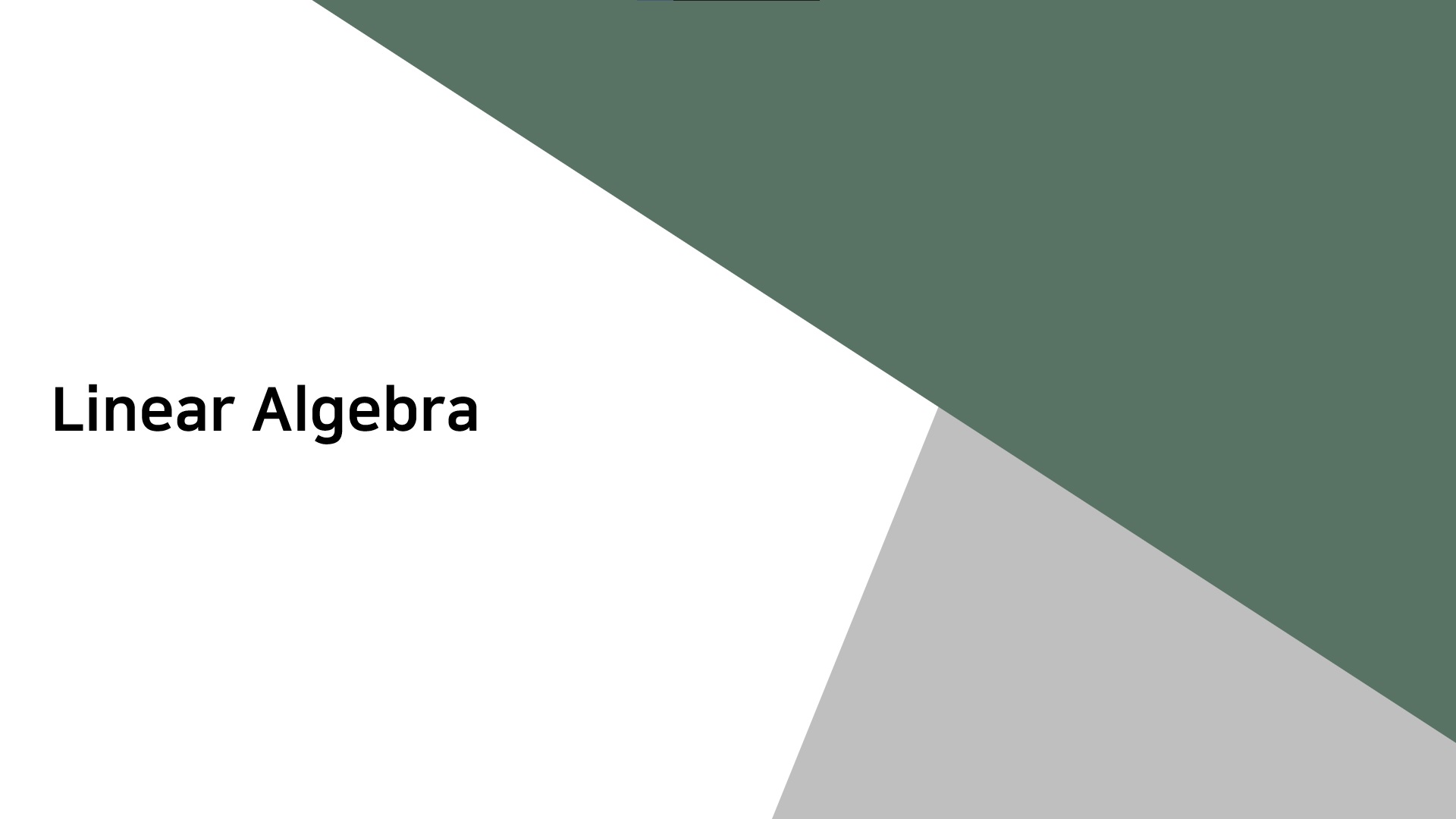  Linear Algebra Jmp0813