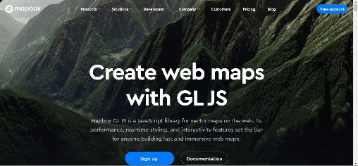 3d 지구본 라이브러리 mapbox
