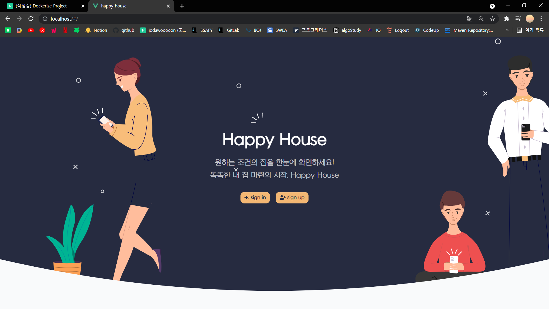 [Docker] Dockerize Project