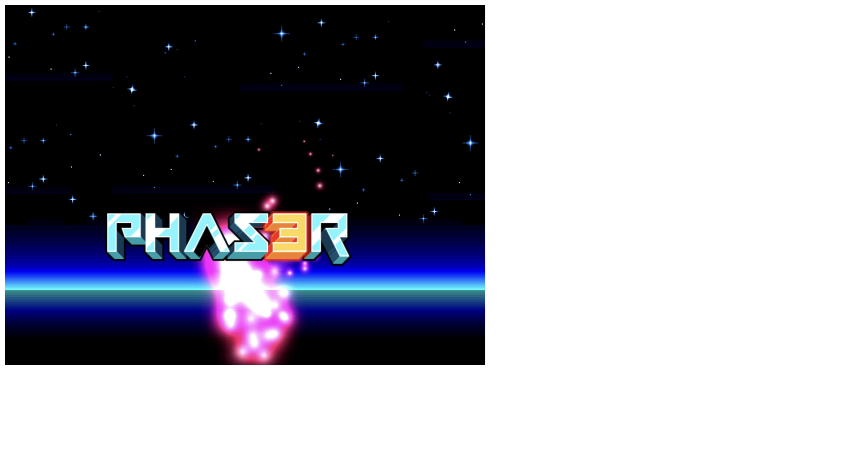 Phaser3를 이용하여 게임을 만들어보자.