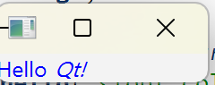 Hello Qt!