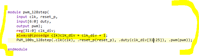 Verilog_PWM