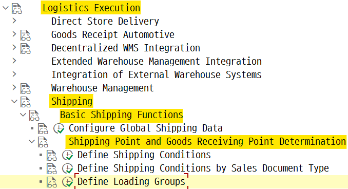 To create a Load Grp