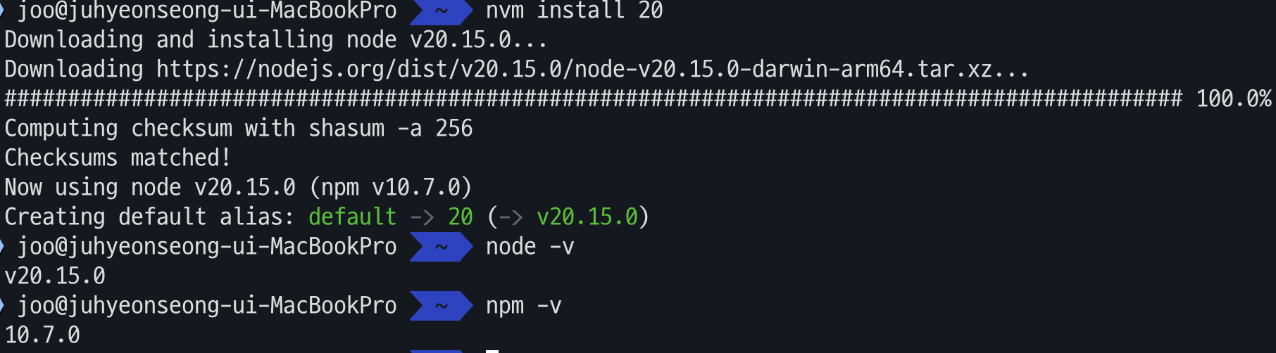 Mac Vue.js 개발환경 설정