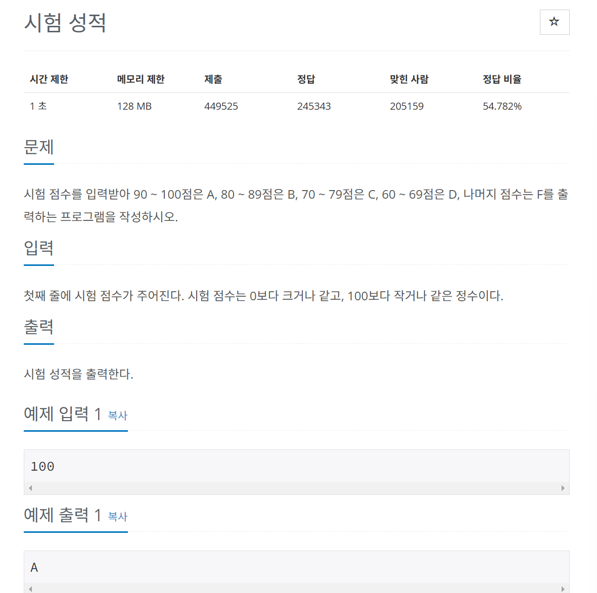 [1/1] 백준 JAVA - #2739, #2741, #2753, #9498, #10171