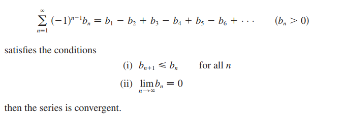 Calculus : Alternating Series, Ratio/Root Test