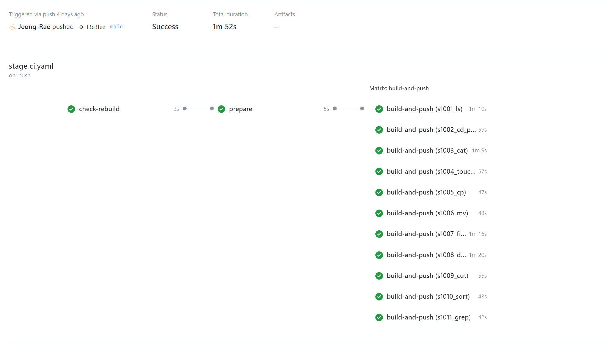 github action의 Matrix 기능을 활용하여, docker 이미지 다중 빌드 자동화하기