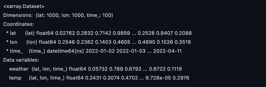 DASK #2 | array, df, Xarray
