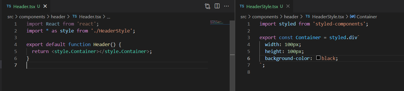 Typescript로 styled-components 사용하기