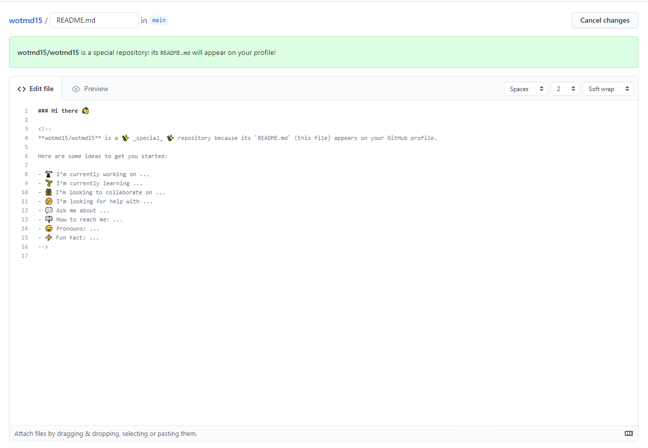 github 프로필 꾸미기