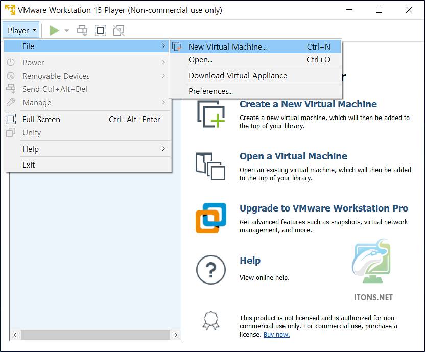VMware player & centOS7 설치
