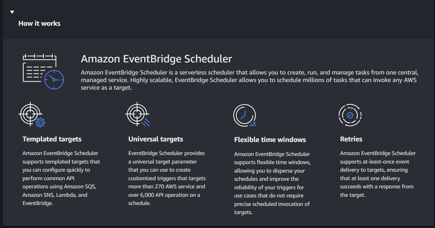 [AWS] EventBridge schedule로 Task 스케줄링하기 (feat. DMS)