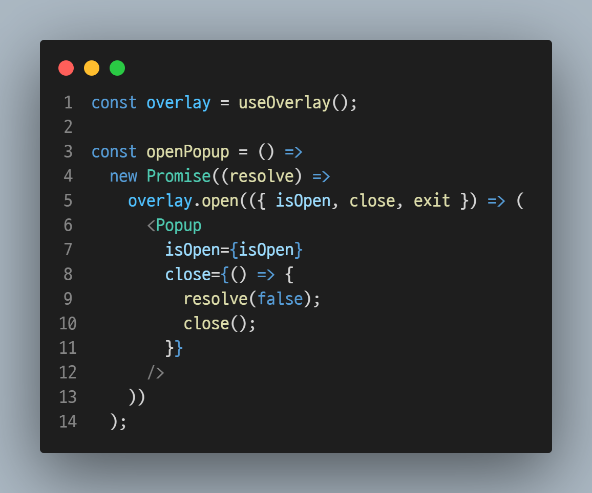 Toss/Slash useOverlay 훅 분석해보기 [React]