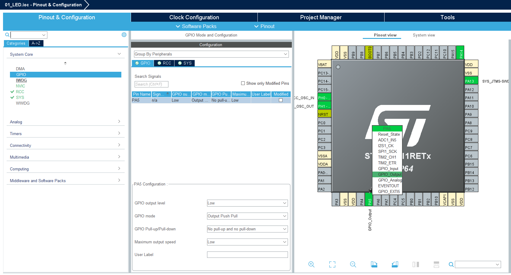 9/12 STM32 - led, usart