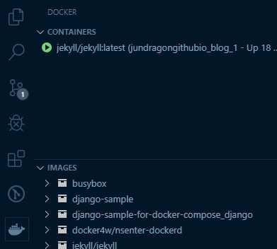 visual studio code에서 docker로 jekyll 블로그 로컬 환경 만들기