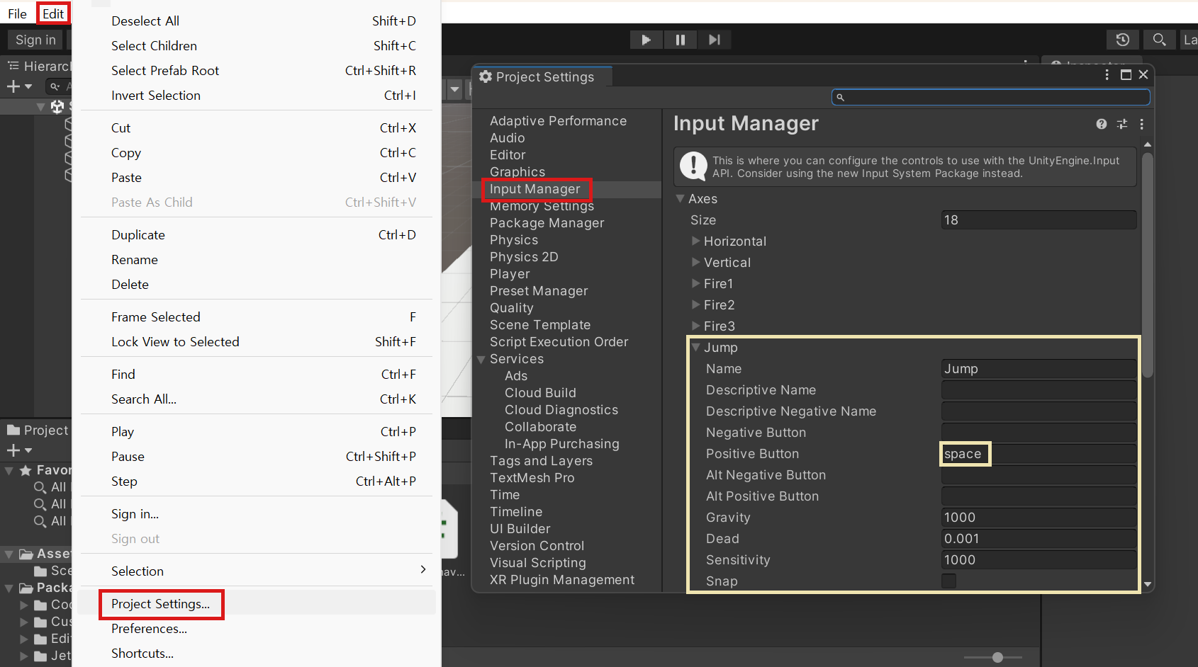 [유니티 3D] 3. 키보드 마우스로 입력받기