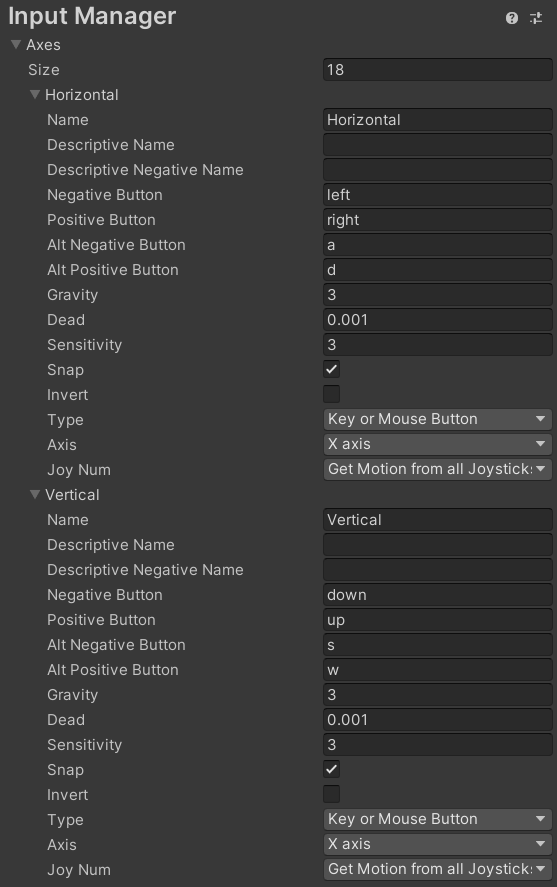 [유니티 3D] 3. 키보드 마우스로 입력받기