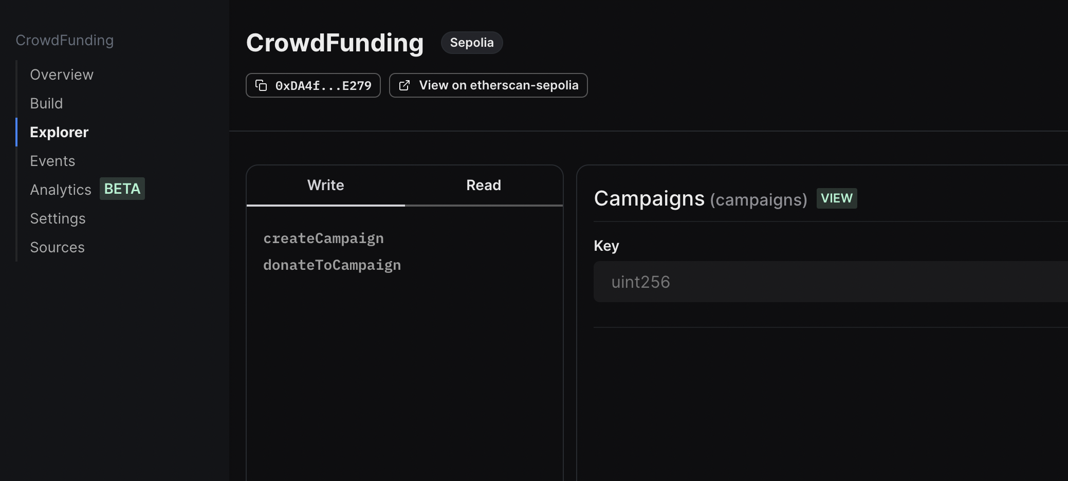 web3 CrowdFunding