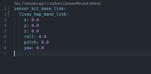 Autoware - sensor modeling (1)