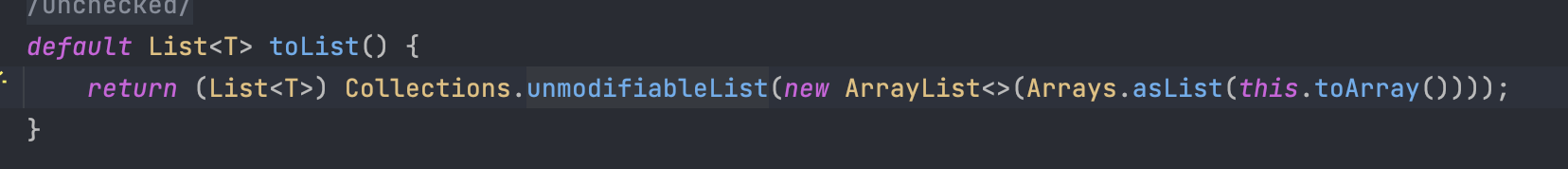 UnmodifiableList vs. ImmutableList(of, copyOf)