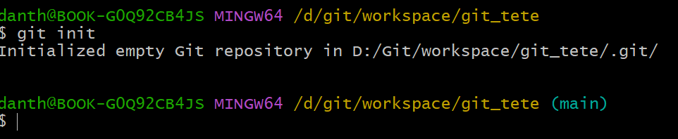 Window에서 Git 시작하기
